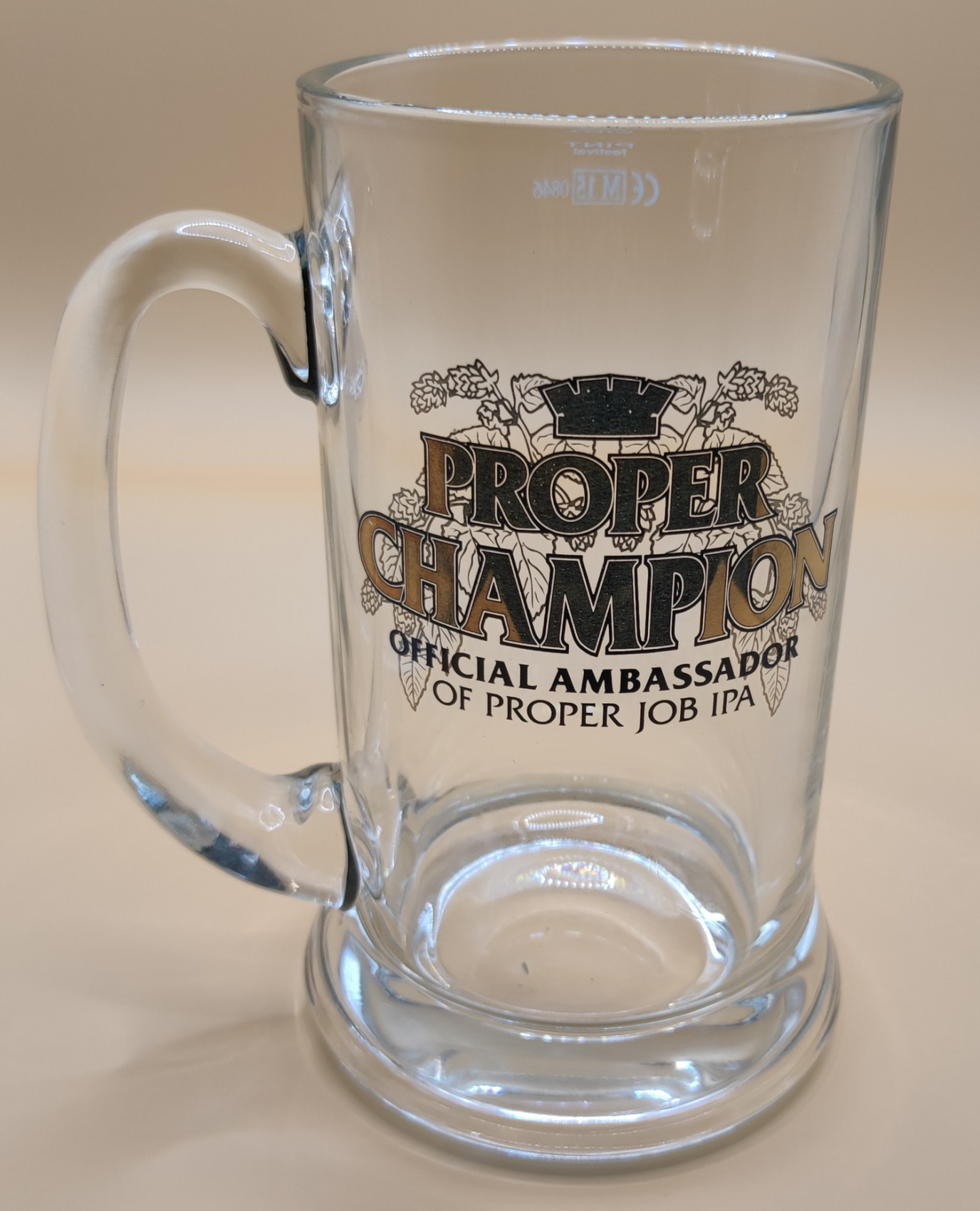 Proper Champion Tankard Nicks Beer Glass Collection